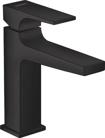 Hansgrohe Metropol, umyvadlová baterie 110 s výpustí Push-Open, černá matná, 32507670