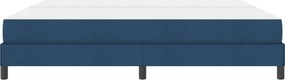 Postel s boxspringem Modrá 200 x 200 cm textil 3398520