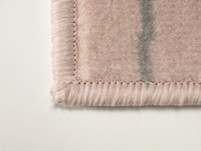 Alfa Carpets  Kusový koberec Kruhy powder pink - 80x150 cm