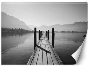 Gario Fototapeta Jezero v horách zahalené v mlze Materiál: Vliesová, Rozměry: 200 x 140 cm
