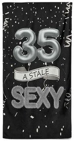 Osuška Stále sexy – černá (věk: 35)