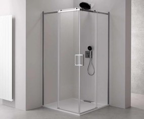 Polysan Thron - Sprchový kout Round 120x110 cm, Antidrop, čiré sklo/chrom TL2211-5005