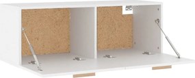 vidaXL Nástěnná skříňka 100 x 36,5 x 35 cm kompozitní dřevo [812942] Barva: bílá s vysokým leskem