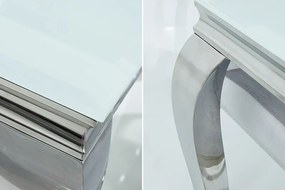 Bílo-stříbrný jídelní stůl Modern Barock 200 cm