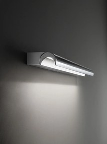Linea Light 9805 Halfpipe, hliníkové lineární svítidlo s nastavitelným směrem svícení, 21W LED 3000K, 60cm, IP44
