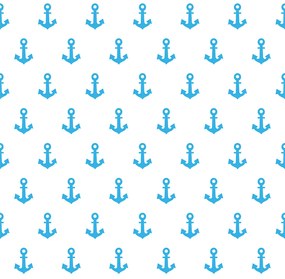 dětská tapeta námořník Barevné provedení: modrá