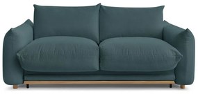 Modrá rozkládací pohovka 214 cm Ernest – Bobochic Paris