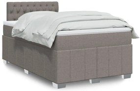 Box spring postel s matrací taupe 120x190 cm textil 3287018