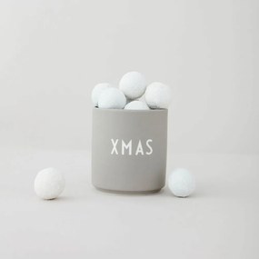 Šedý hrnek z imitace porcelánu Design Letters Favourite, 0,25 l