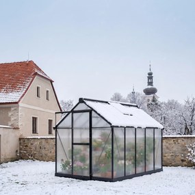 Skleník 210 x 183 x 304 cm, zesílená konstrukce, polykarbonát 6 mm