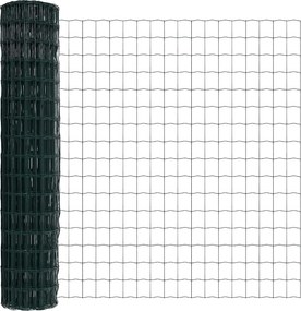 Evropský plot se hroty 10 x 1,5 m Ocel potažená PVC Zelená 3350617