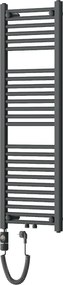 Mexen Mars, elektrické topné těleso 1200 x 400 mm, 600 W, antracitová, W110-1200-400-2600-66