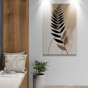 Obraz abstraktní botanické tvary kapradina Varianta: 40x60