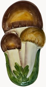 Ručně malovaný servírovací talíř Mushroom