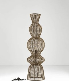 Provazová stojací lampa v přírodní barvě (výška 136 cm) Breena – Nova Luce