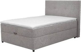 XXXLutz AMERICKÁ POSTEL, 140/200 cm, šedá Ti'me - Postele s úložným prostorem - 001933003301