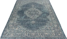 Obsession, AKCE: 120x170 cm Kusový koberec Nordic 875 navy – na ven i na doma, modrá, chodba / předsíň