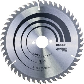 Pilový kotouč Bosch Optiline Wood 200x30 mm Dostupné varianty: Pilový kotouč Bosch Optiline Wood 200x30 mm/48z.
