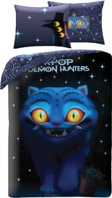 Ložní povlečení z mikrovlákna KPop Demon Hunters - motiv Derpy Tiger - 70x90 cm + 140x200 cm