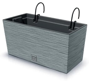 PROSPERPLAST Závěsný truhlík - FURU CASE W Rozměr: 39,5x18,5 cm, Barva: beton