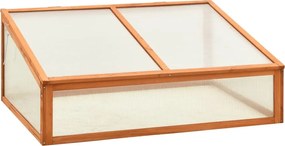 vidaXL Skleník 100 x 65 x 40 cm jedlové dřevo [314851] Barva: orange