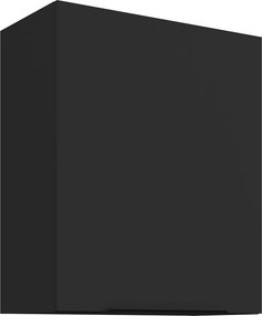 ARIA cc | horní skříňka 60 G-72 1F policová | 60 cm | ANTI FINGERPRINT povrch | černá
