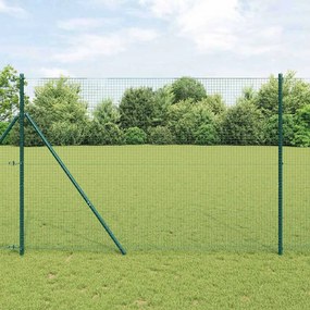 Zemní upevnění svařované drátěné ploty 25 x 1,5 m Zelená 3351740