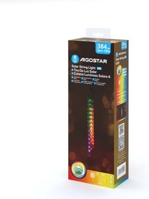Aigostar - LED Solární vánoční řetěz 384xLED/13m IP65 multicolor
