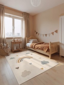 Hanse Home, Dětský koberec Adventures 106418 Cream Multicolor, 120x170, vícebarevná, dětský pokoj