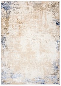 Kusový koberec Huga krémovo-modrý 80x150cm