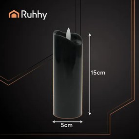 LED svíčky 12 kusů 15cm Ruhhy 26382