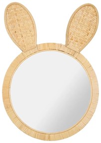 Ostaria Dětské ratanové zrcadlo králík 29 x 43 cm