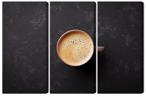 Vícedílný obraz Šálek Čerstvé Kávy Nedostatek Nedostatek Přírodní plátno 180x120