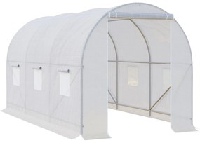 Outsunny skleník 350x200x200cm polytunelový skleník ideální pro zahradnictví a pěstování rostlin |