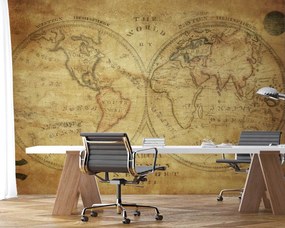 Gario Fototapeta Stará mapa světa Materiál: Vliesová, Rozměry: 200 x 140 cm