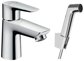 Hansgrohe Talis E - Umyvadlová baterie s ruční sprchou Bidette, chrom 71729000