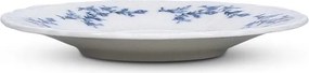 Bílý/modrý porcelánový podšálek ø 12 cm Retro – BonBistro