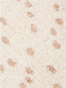 Hnědý/krémový pratelný/ručně tkaný bavlněný dětský koberec 95x120 cm Snuggle Emmi – Hanse Home