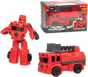 TEDDIES Transformer auto-robot mini / 2v1 hračka / 9 cm / mix barev