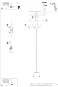Závěsné svítidlo Savar 1, 1x černé kovové stínítko