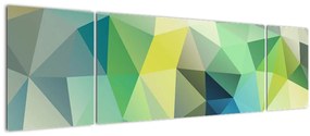 Obraz geometrické abstrakce (170x50 cm)