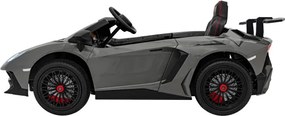 Dětské elektrické autíčko Lamborghini Aventador SV 24 V šedé
