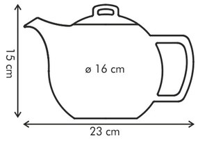 Konvice na čaj CREMA 1,4 l