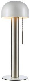 Stolní lampa v bílo-stříbrné barvě (výška 46 cm) Costa – Markslöjd
