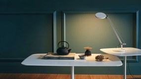 Artemide 1747W20A Demetra Micro Table, bílá stolní lampička s dotykovým stmívačem, 6W LED 2700K, 51,5cm