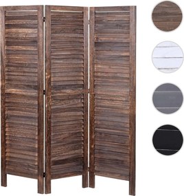 Paraván HWC-G30 - 170 × 120 cm - hnědá