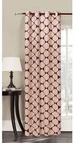 DecoKing ZÁVĚS - Rhombuses beige S1 140x245cm