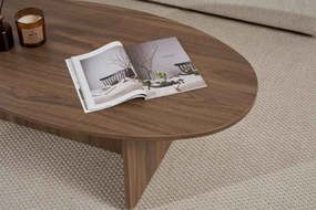 Designový konferenční stolek Wealote 120 cm vzor ořech