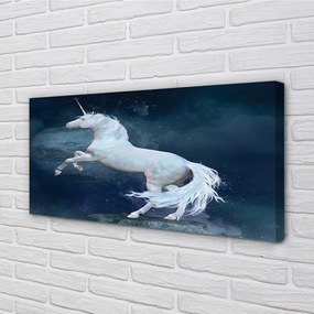 Obrazy na plátně Unicorn planet sky 140x70 cm