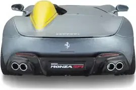 Bburago RACE+PLAY Ferrari Monza SP1 stříbrná / 1:18 / od 3 let